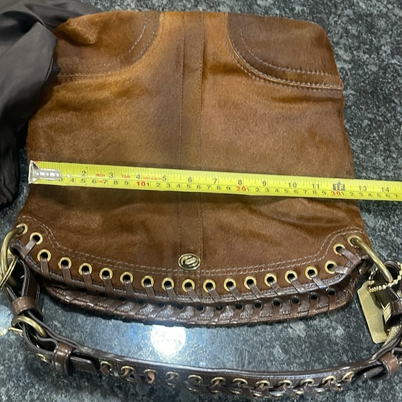 Coach | Bags | Rare Vintage Coach Bag Chelsea Brown Calf Hair Leather ...